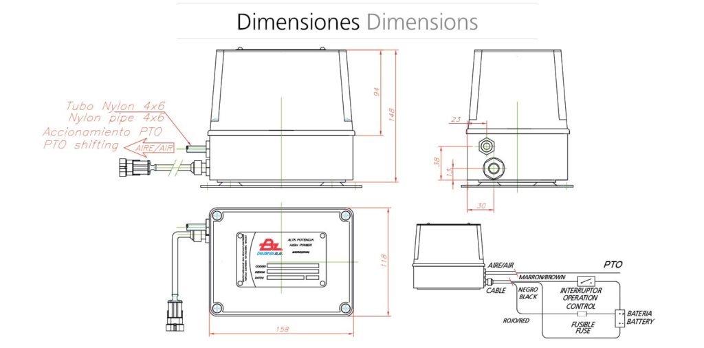 908099 PNEUMATIC PRESSURE KIT - Bezares SA - Leading hydraulic manufacturer