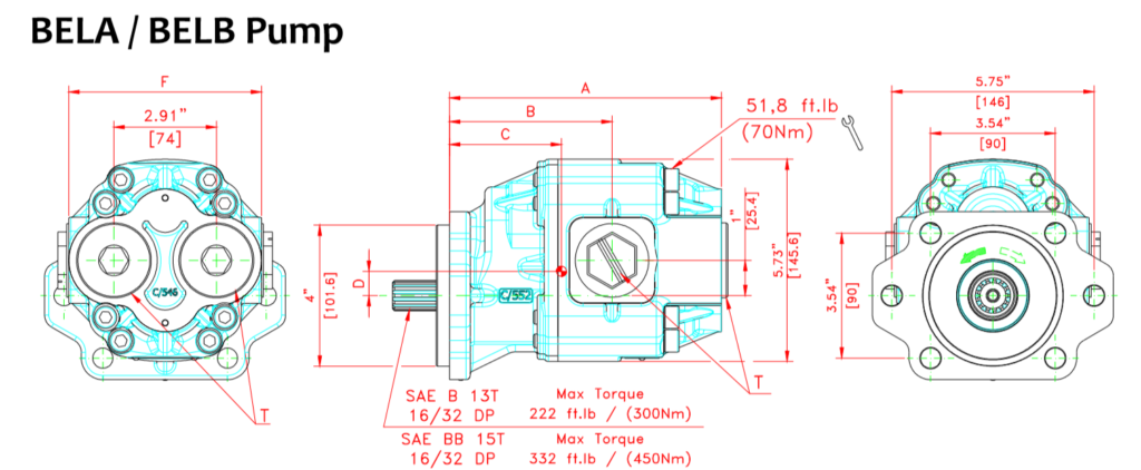 BEL: Large-sized and high-efficiency Gear Pump