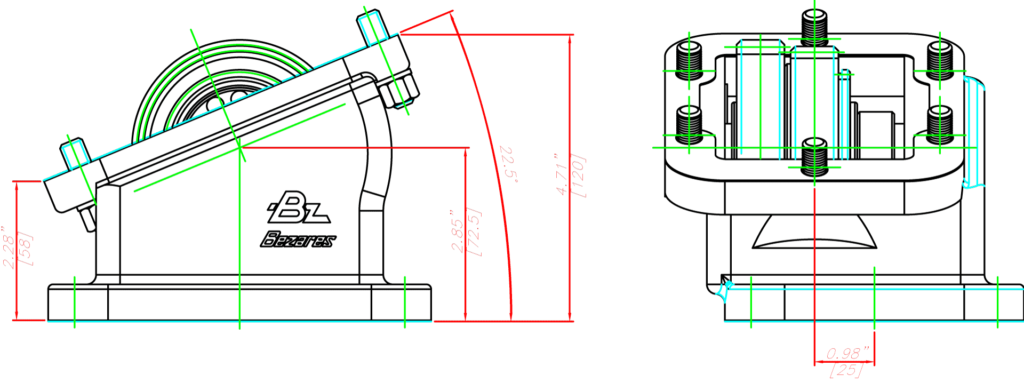 AD_ _ _ Reverse Rotation Adapter SAE 6 Holes - Bezares SA - Leading ...