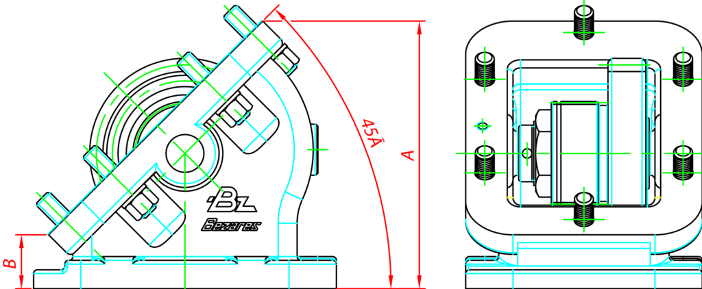 AD_ _ _ Reverse Rotation Adapter SAE 6 Holes - Bezares SA - Leading ...