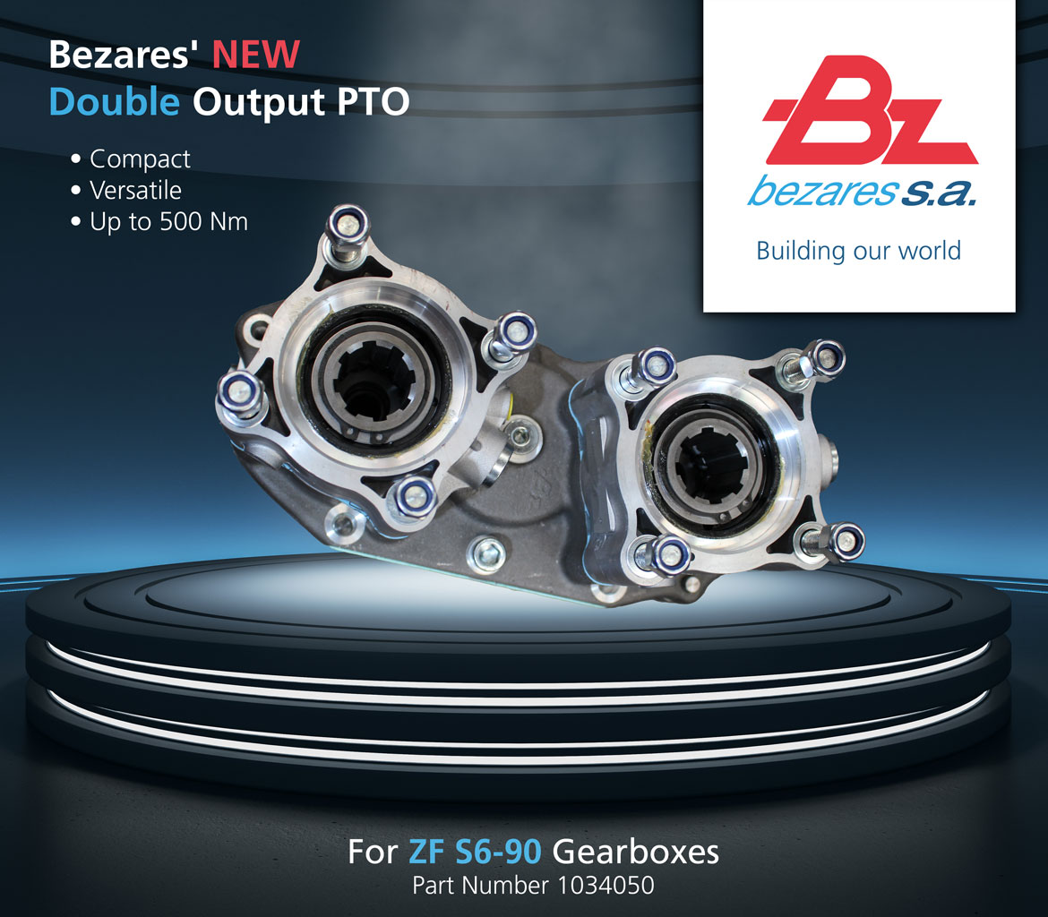 Neuer Doppelabtrieb ZF S6-90 Nebenantrieb von Bezares - Bezares SA ...
